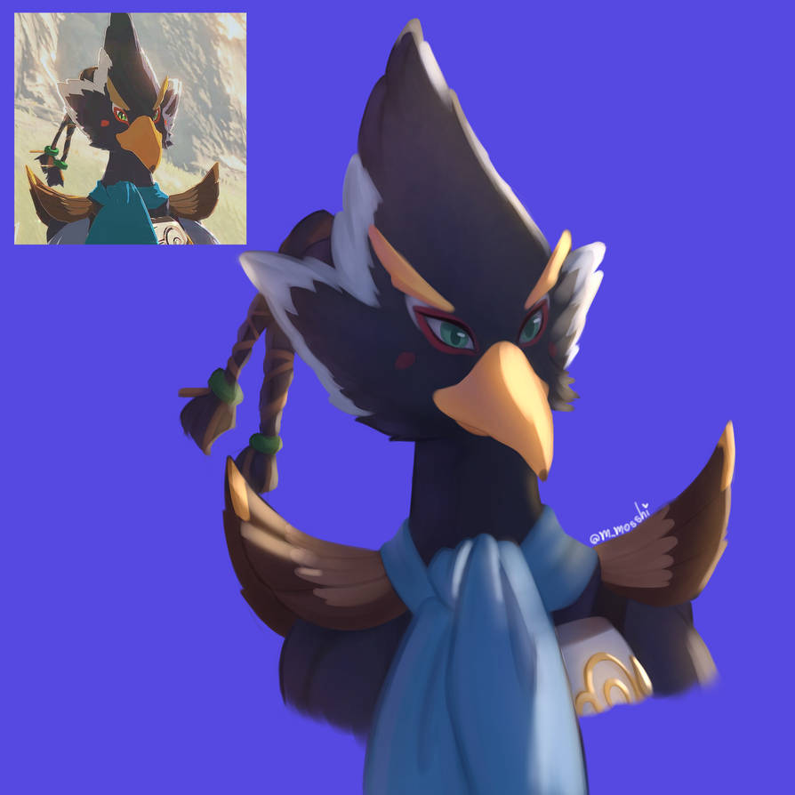Revali Redraw (Zelda Breath of the wild) by Mosshi0v0 on DeviantArt