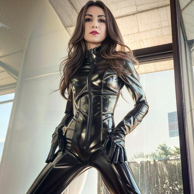 Lauren Bobart In A Leather Catsuit By Dreamometac On Deviantart