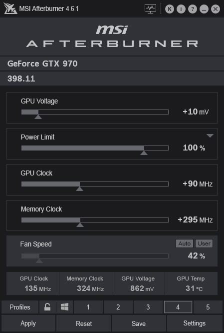 MSI Afterburner Skin: Dark Theme V3 by N-E-P-O-S on DeviantArt
