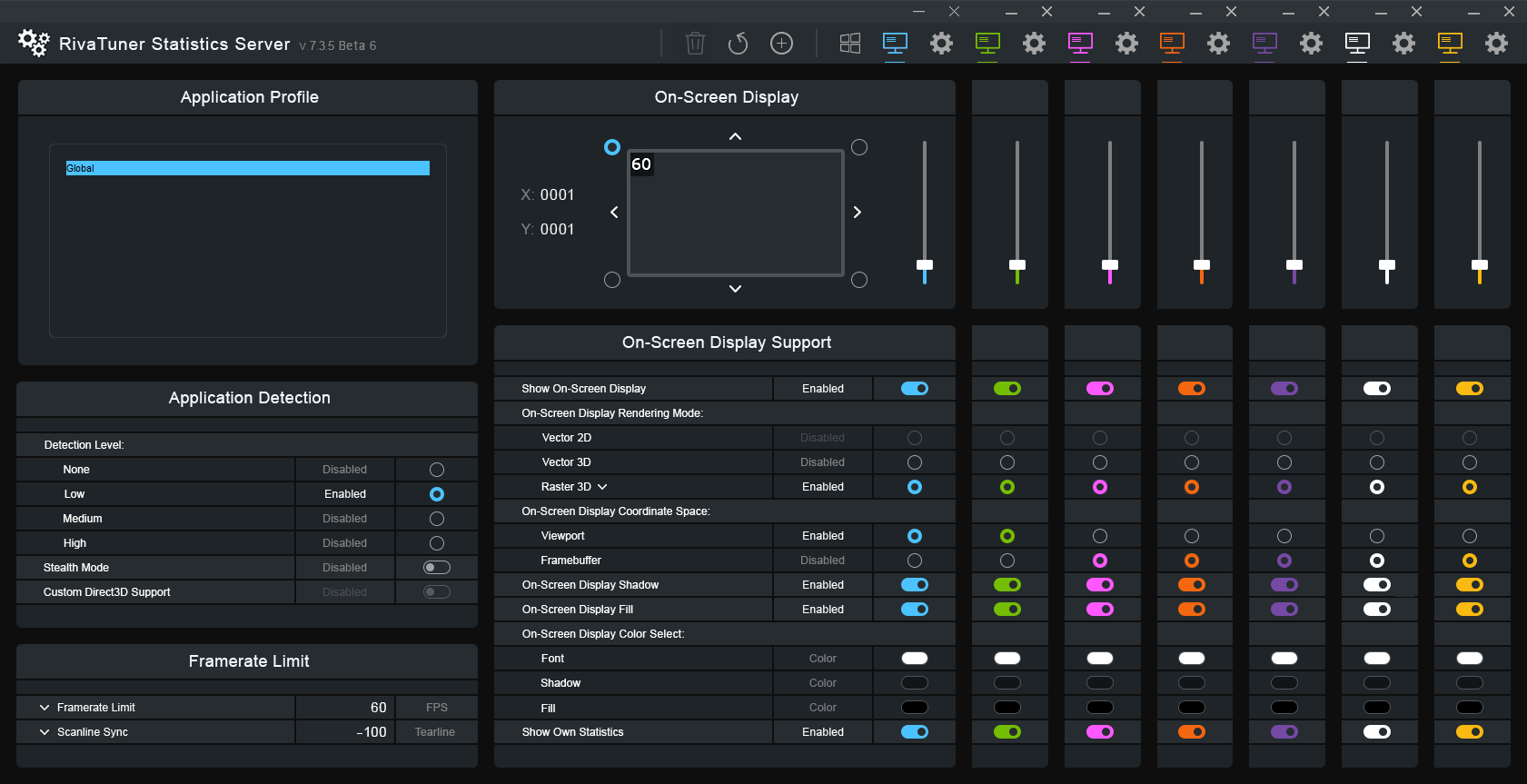 RivaTuner: Dark Theme Color Skin Pack V5 by N-E-P-O-S on DeviantArt