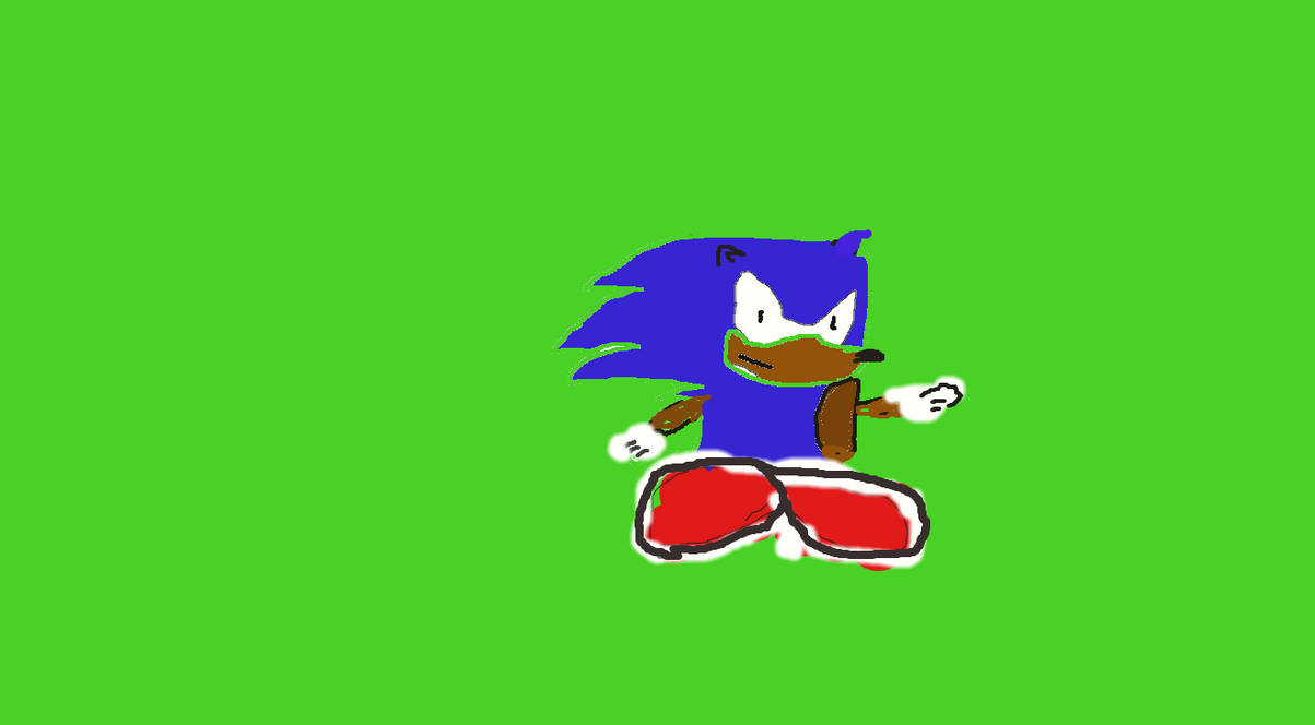 classic sonic running by DrBobdoodle on DeviantArt