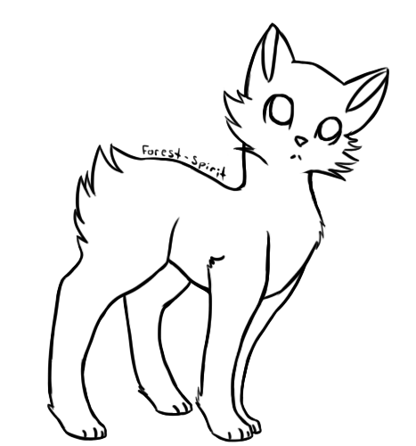 Simple Cat Lineart by NovaStar134 on DeviantArt