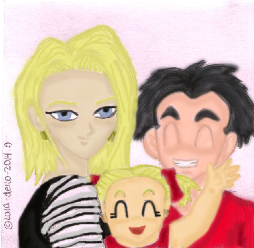 Chestnut family doodle painted by Lala-Dello on DeviantArt