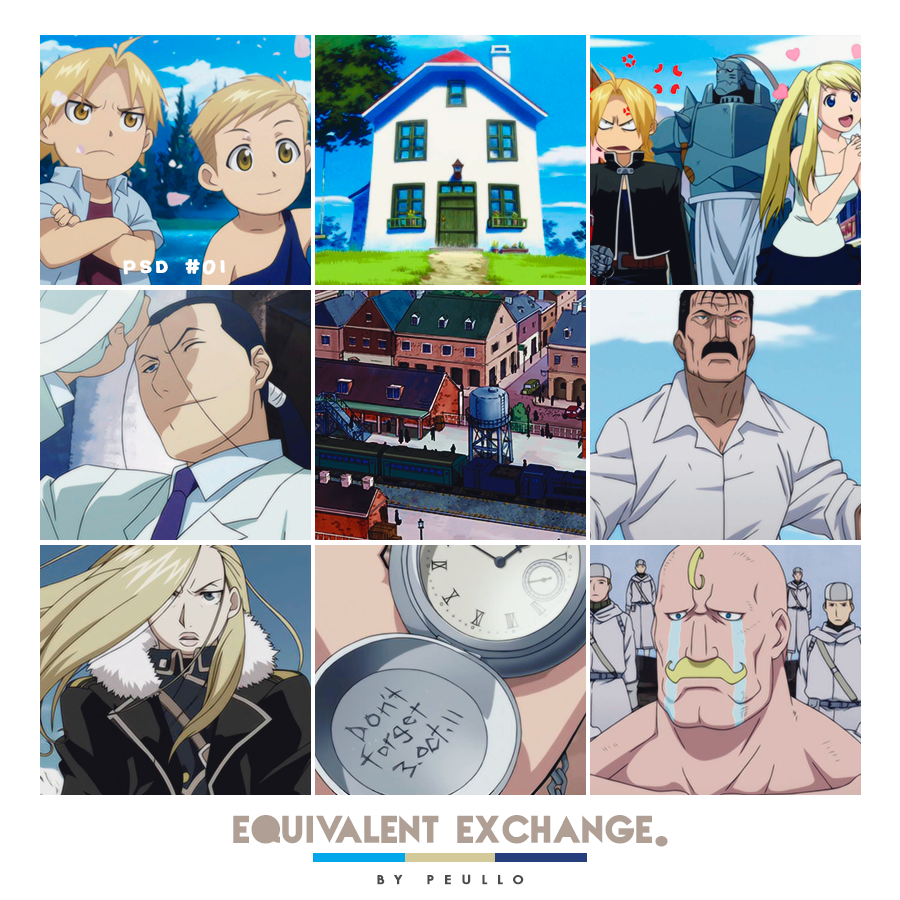 01 Equivalent Exchange psd by Peullo by peullo on DeviantArt