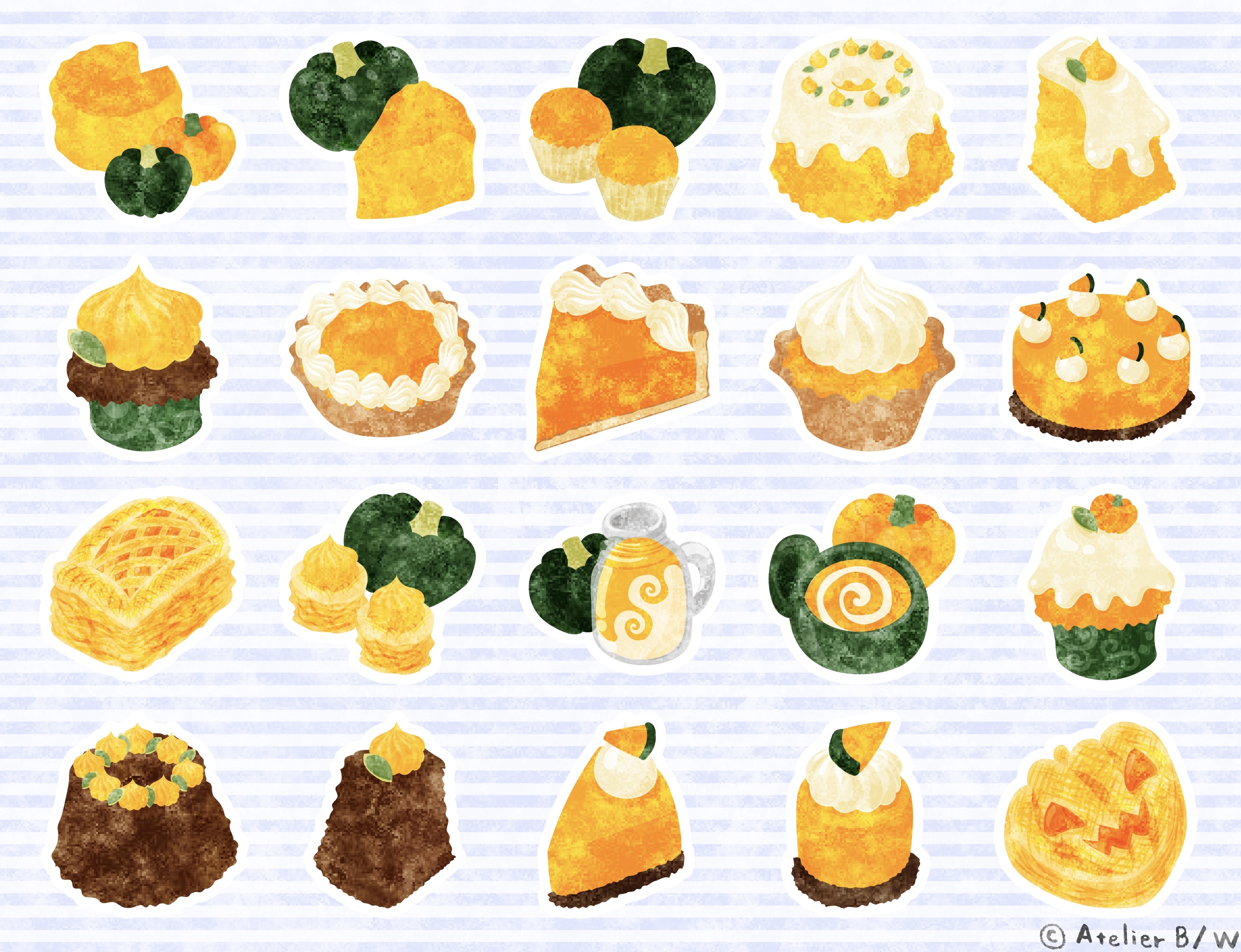 Pumpkin Sweets 1 by atelier-bw2 on DeviantArt