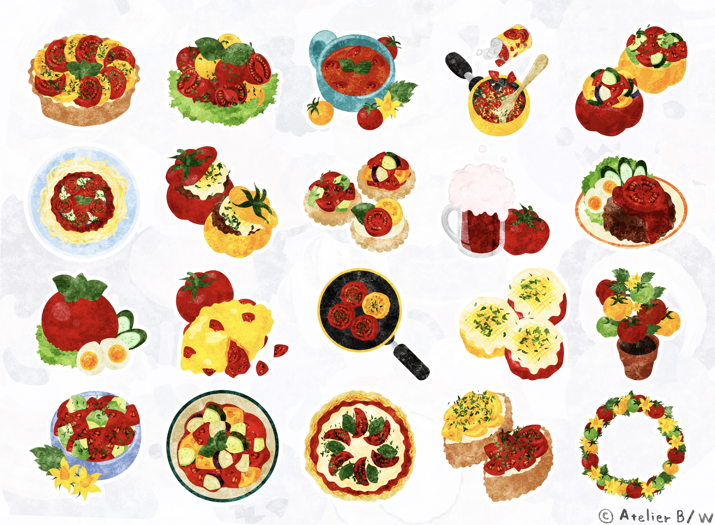 Various Tomatoes Icon 2 by atelier-bw2 on DeviantArt