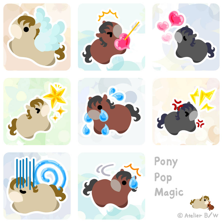 Pony Pop Magic 1 by atelier-bw2 on DeviantArt