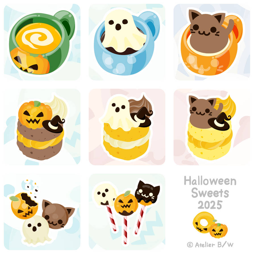 Halloween Sweets 2025 vol.1 by atelier-bw2 on DeviantArt