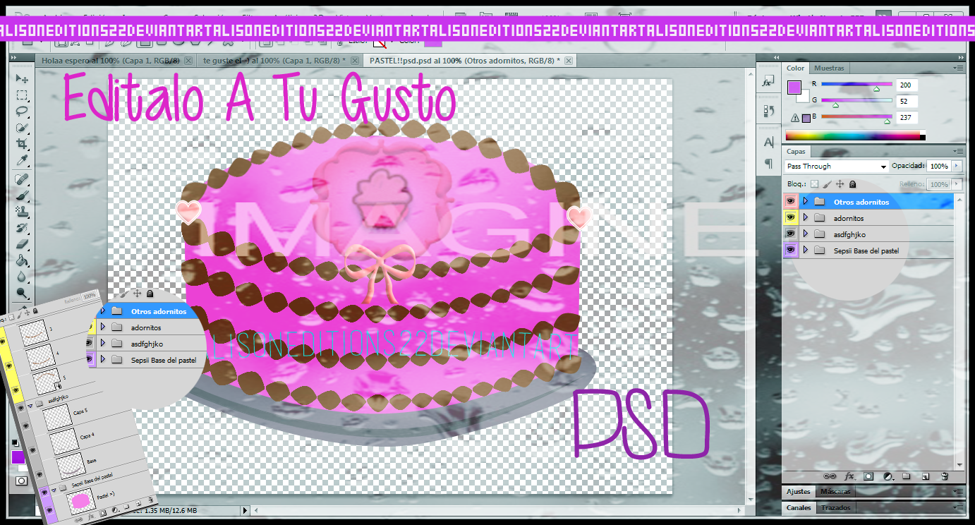 Pastel!!! PSD by AlisonEditions22 on DeviantArt