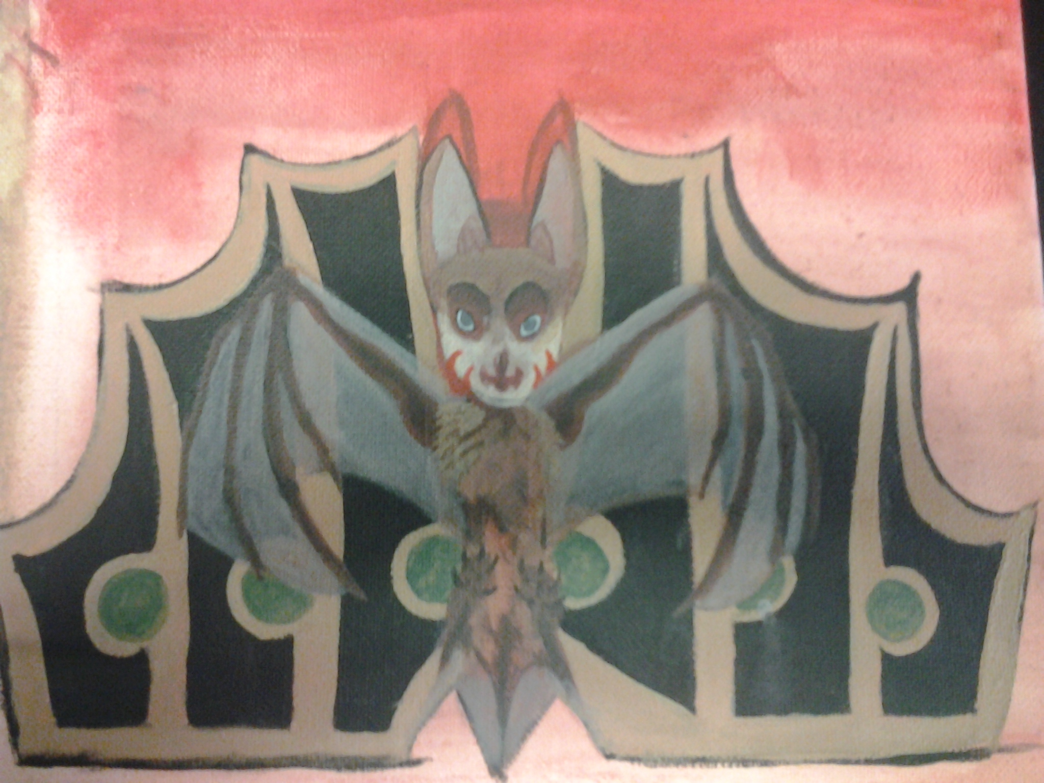 Bat Painting by zapemaster on DeviantArt