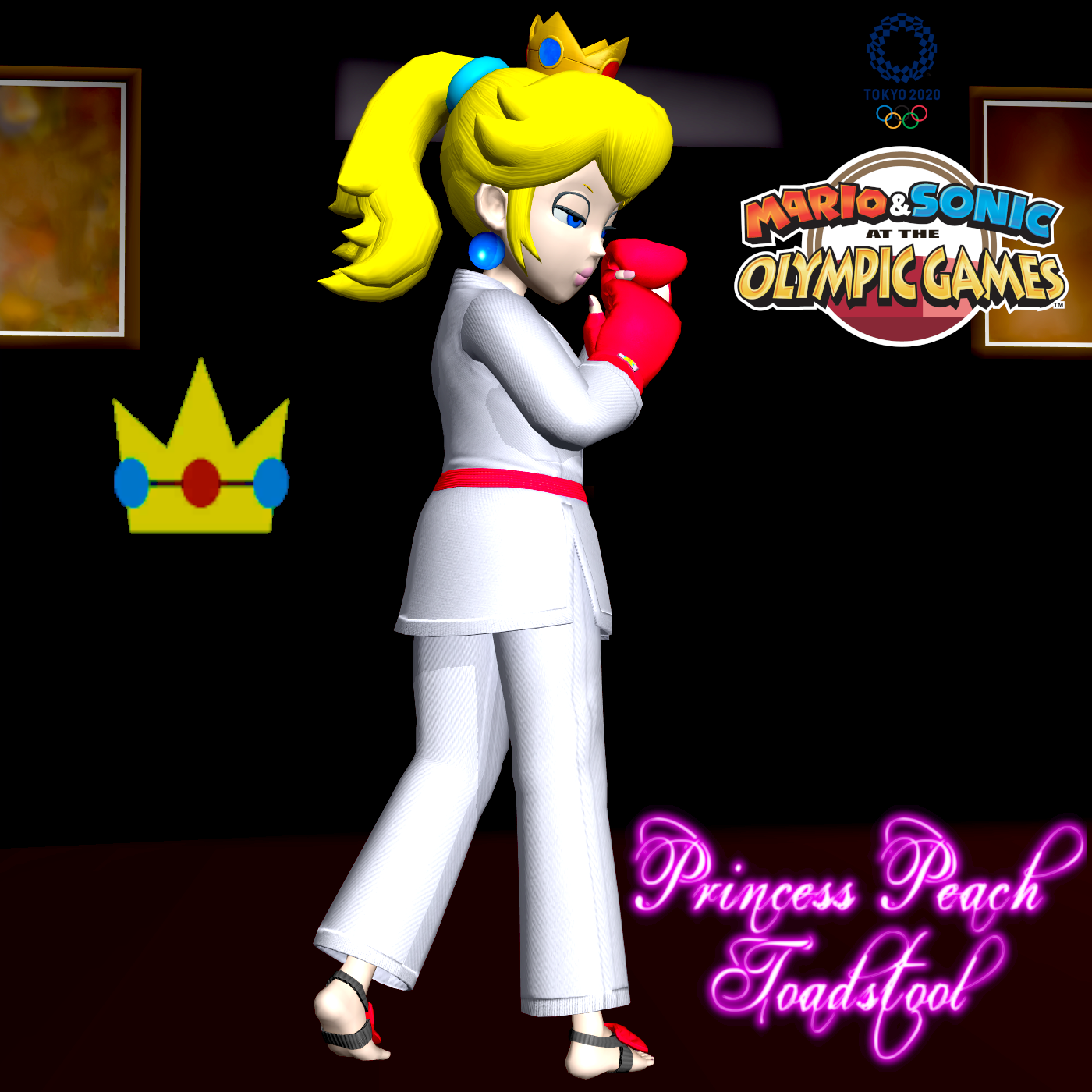 Peach (Karate/Kumite) (Tokyo 2020) (XNALara Model) by BrutalSurge402X ...