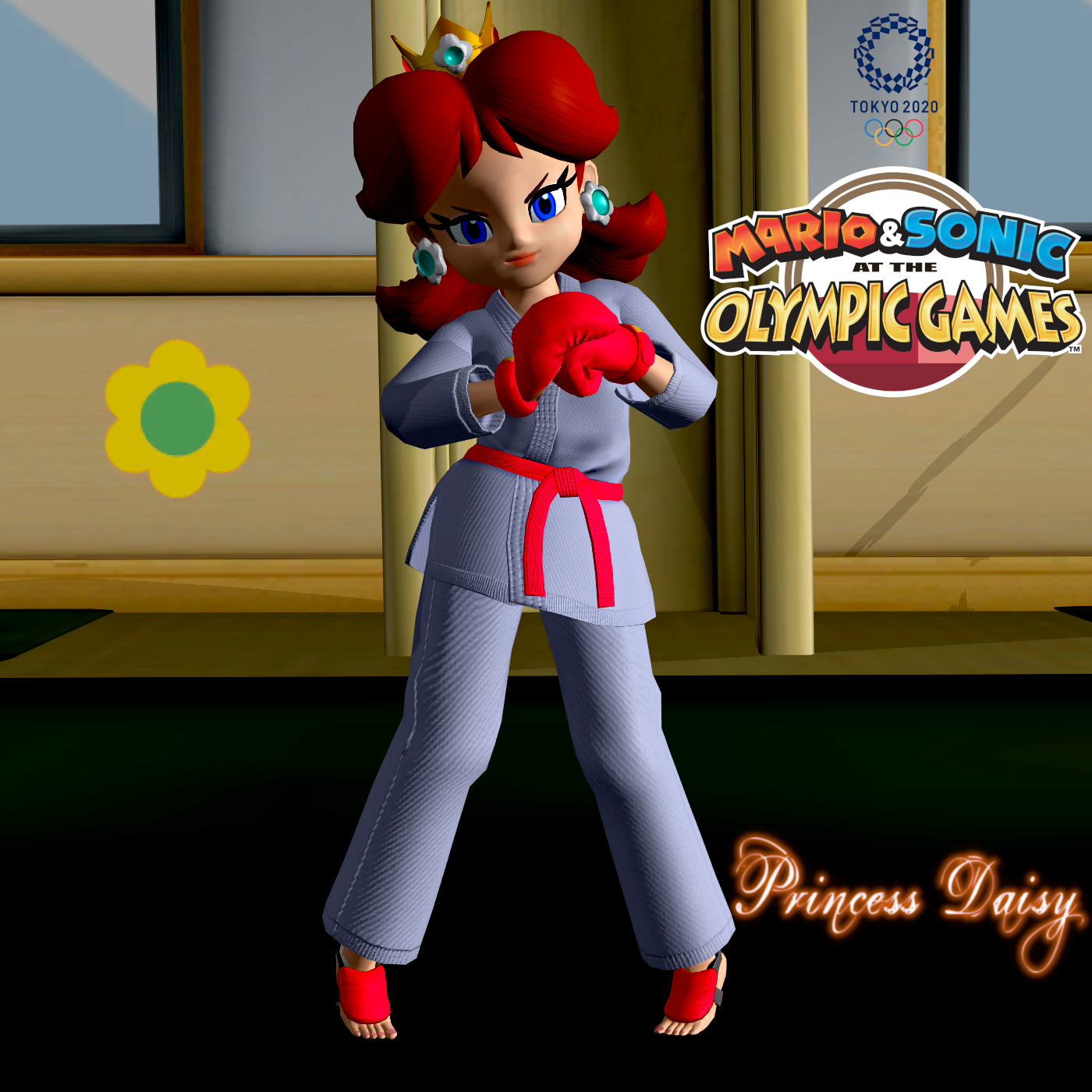 Daisy (Karate/Kumite) (Tokyo 2020) (XNALara Model) by BrutalSurge402X ...