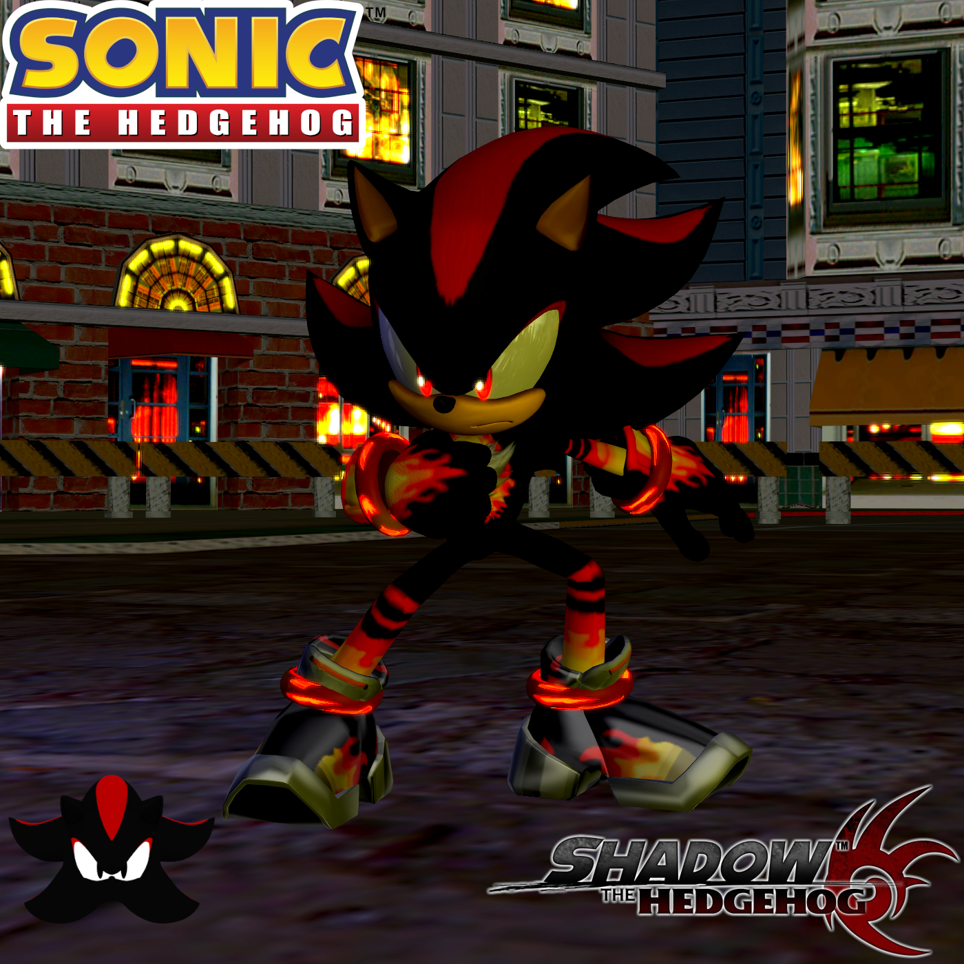 Shadow the Hedgehog (Flame Suit) (XNALara Model) by BrutalSurge402X on ...