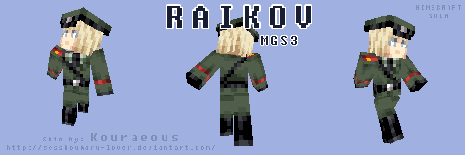 Raikov - MGS3 - Minecraft Skin by Sesshoumaru-lover on DeviantArt