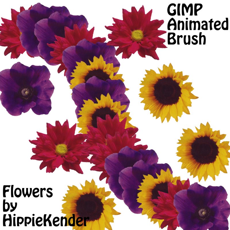 GIMP Flower Brush by HippieKender on DeviantArt