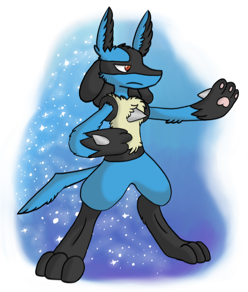 Lucario- the Aura Pokemon by JacksonTheCat on DeviantArt