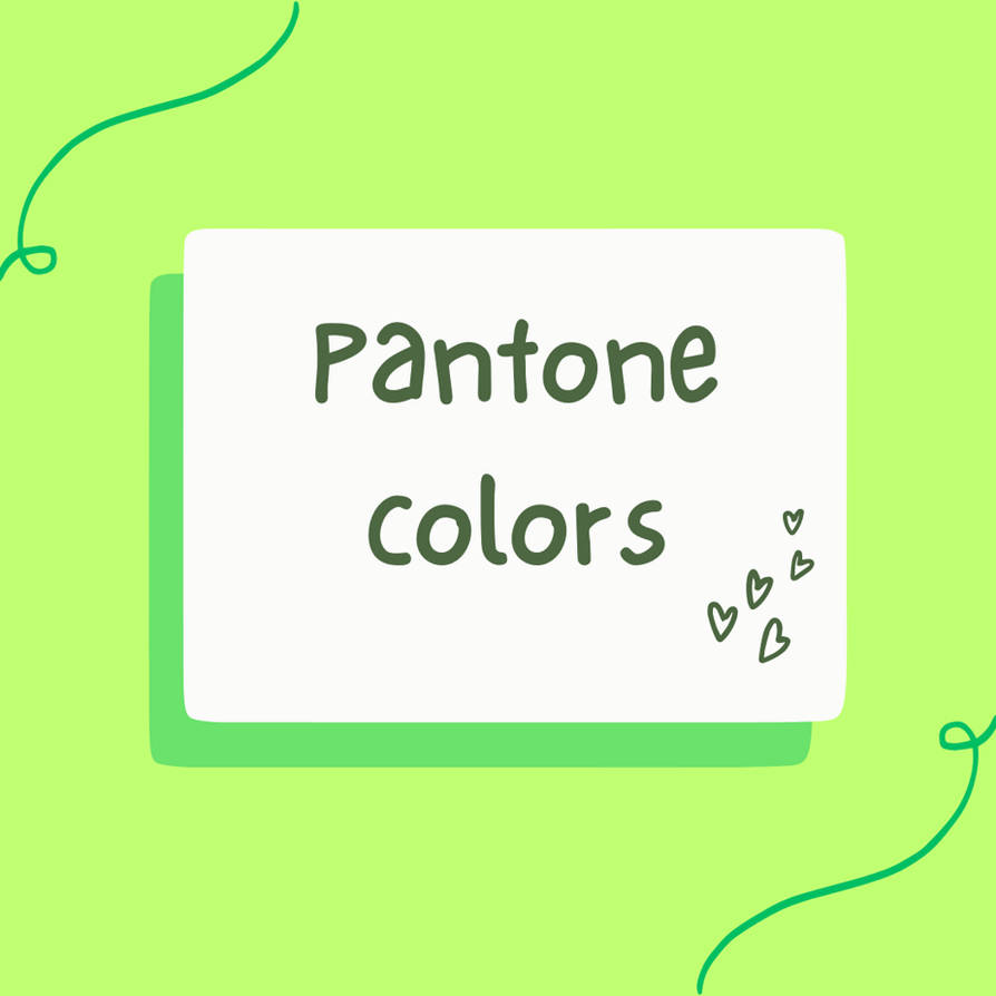 Pantone-Chart by CraftyFeathers on DeviantArt