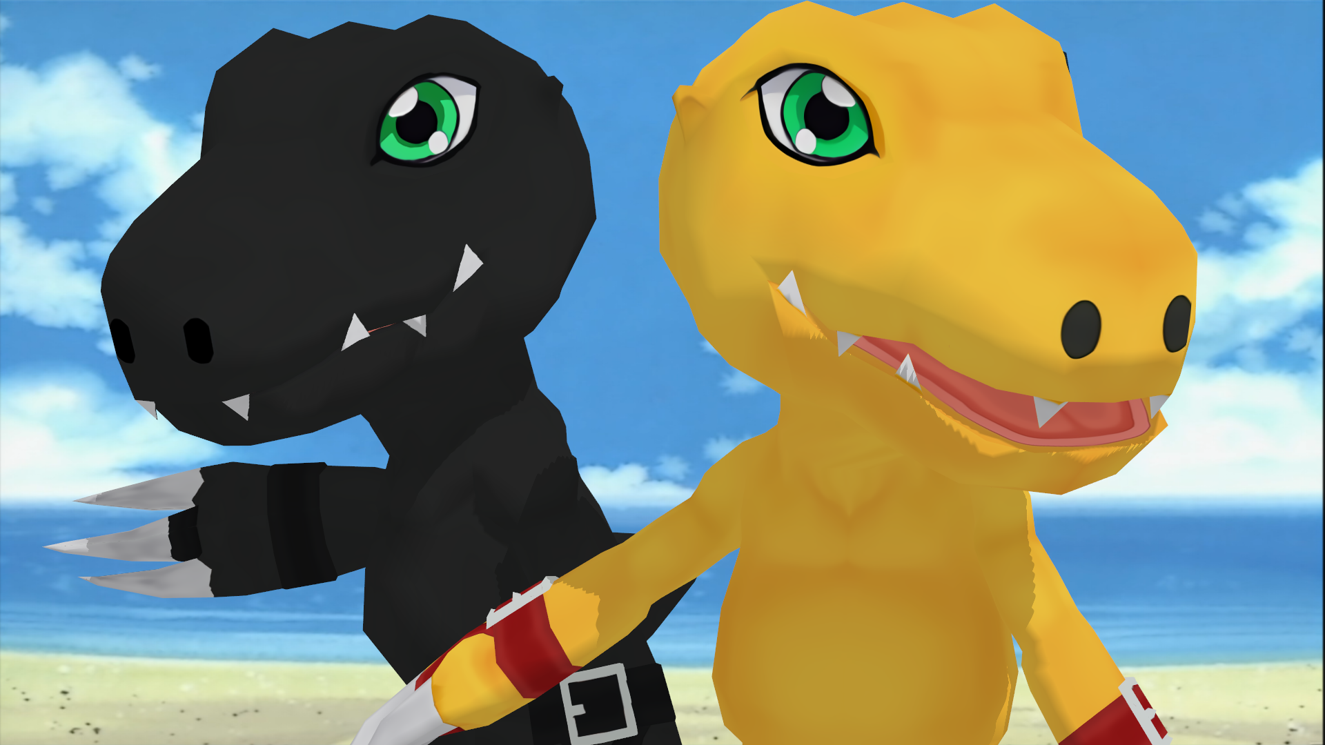 Agumon 06 Digimon Masters HD by GuilTronPrime on DeviantArt