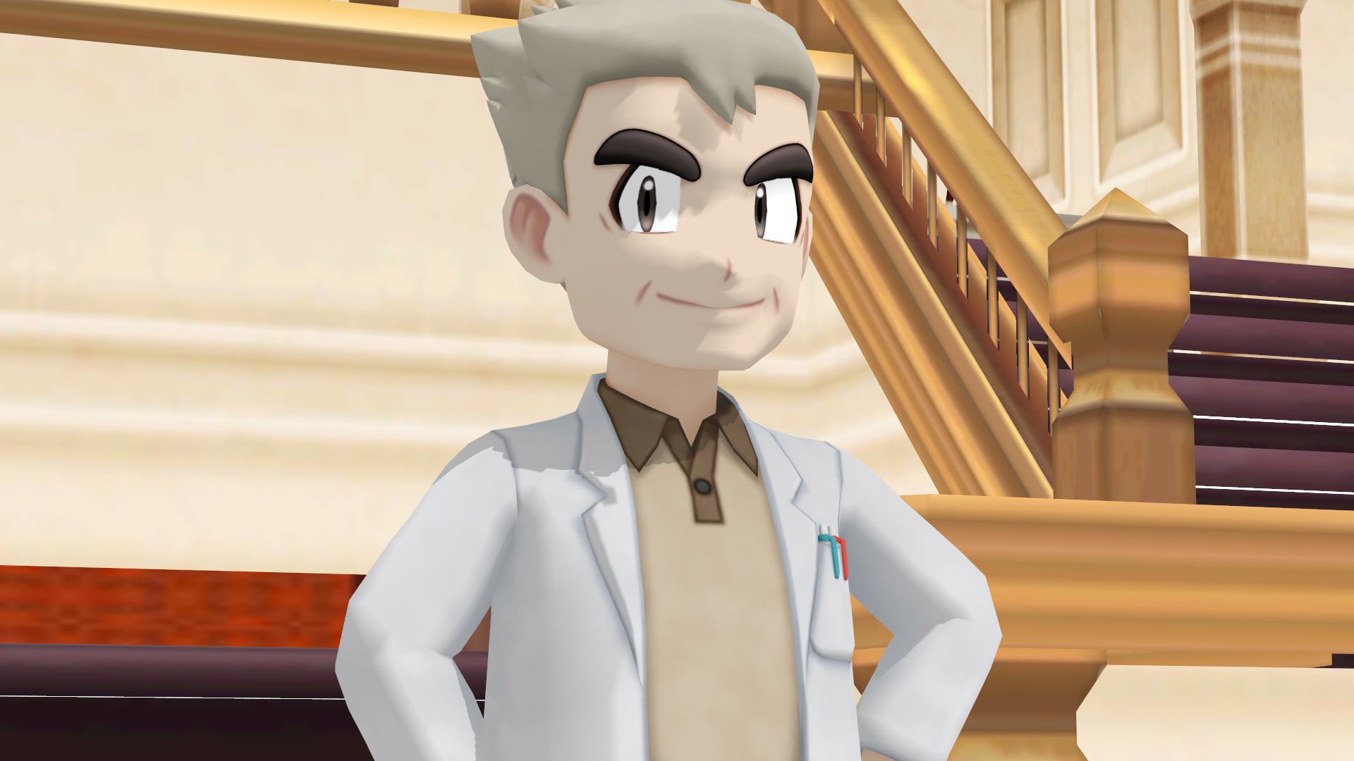 Professor Oak (Lets Go Pokemon) by GuilTronPrime on DeviantArt