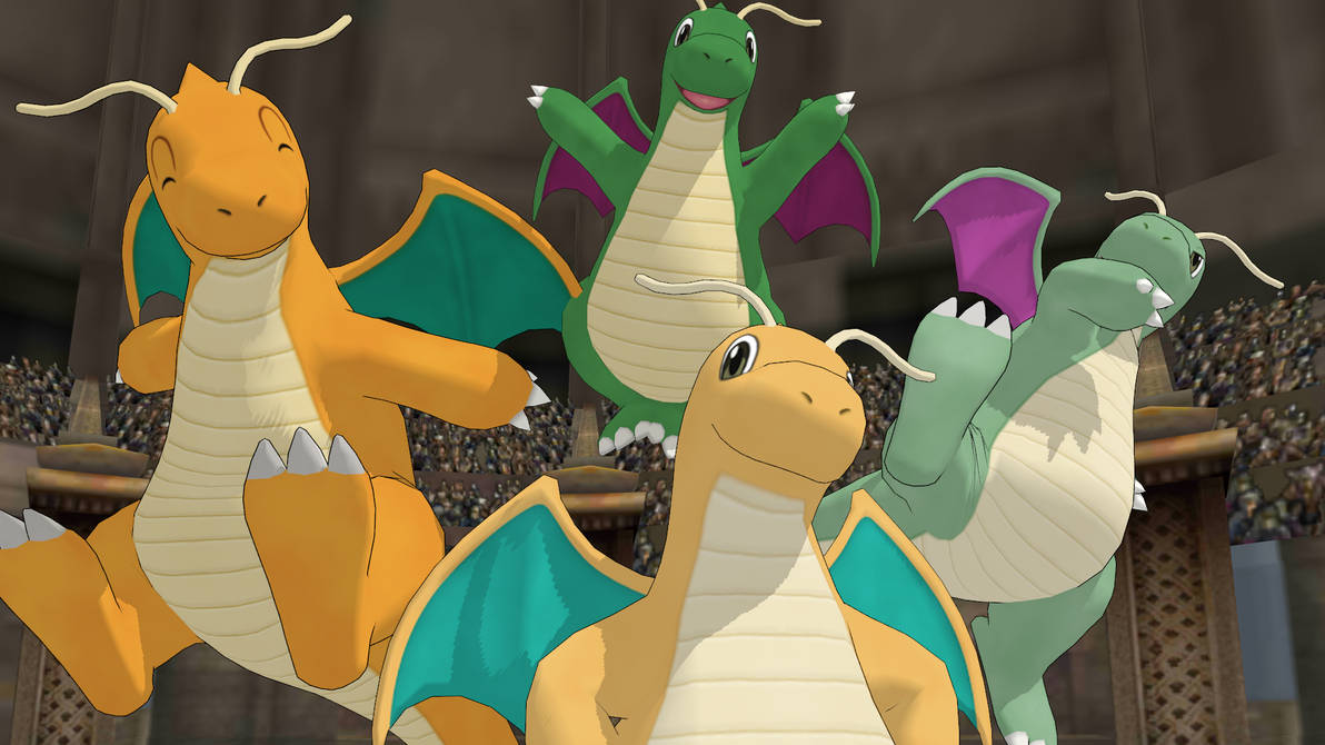 Dragonite (Pokemon Lets Go) by GuilTronPrime on DeviantArt