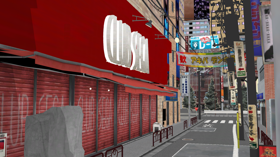 MMD Persona City maps - Akihabara by GuilTronPrime on DeviantArt
