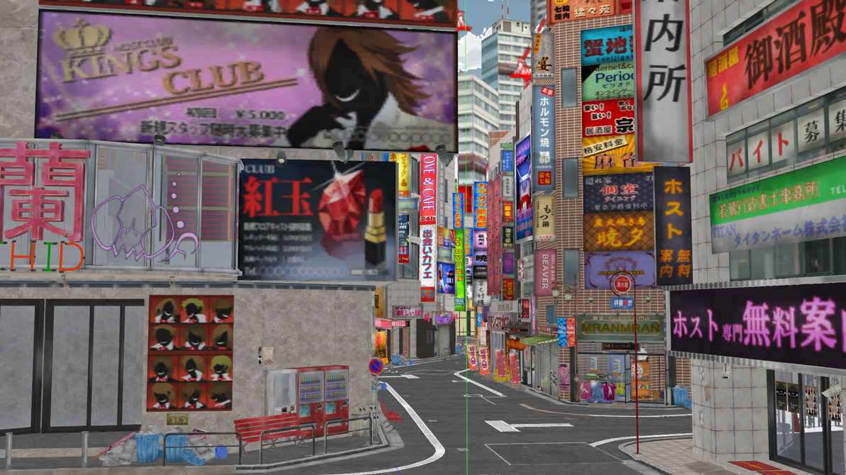 MMD Persona City maps - Shinjuku by GuilTronPrime on DeviantArt