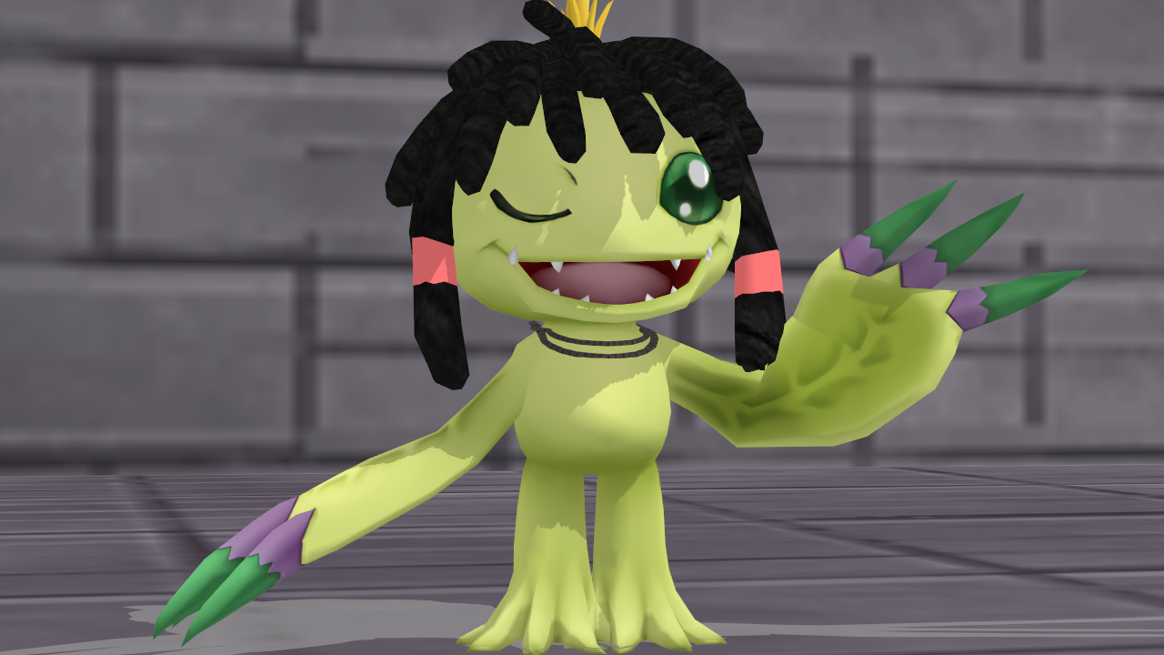 (Custom) ReggaePalmon and Palmon HD by GuilTronPrime on DeviantArt