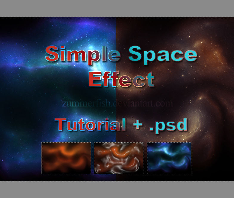 Space Effect tut by zummerfish on DeviantArt