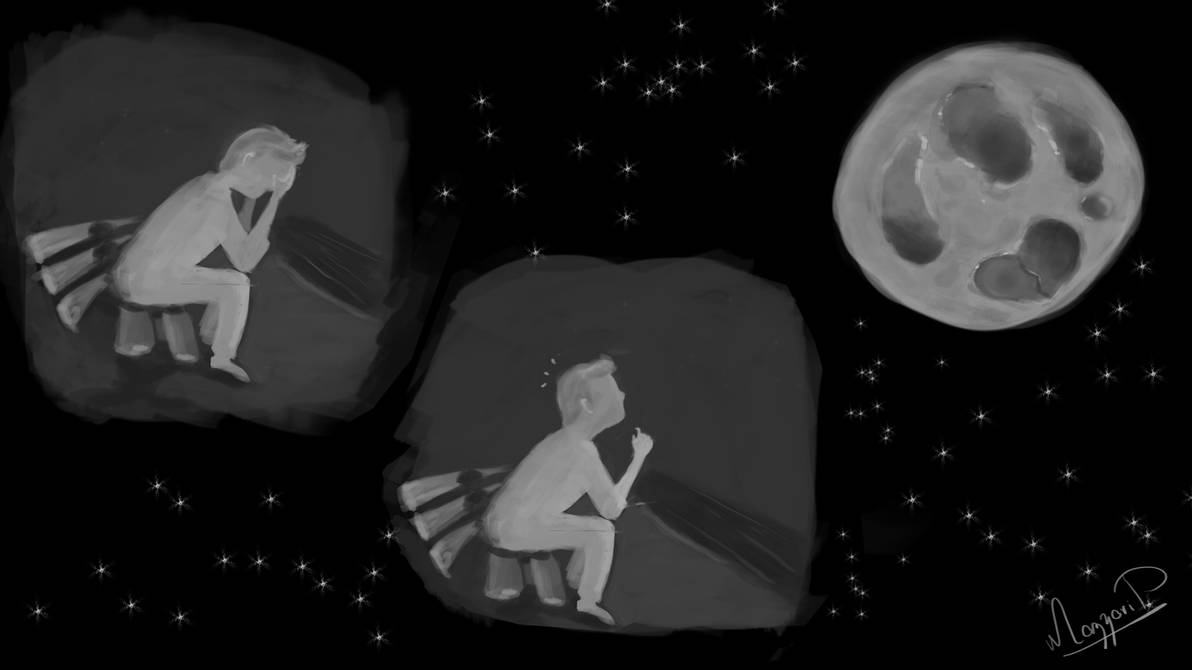Full Moon by MazzariP on DeviantArt