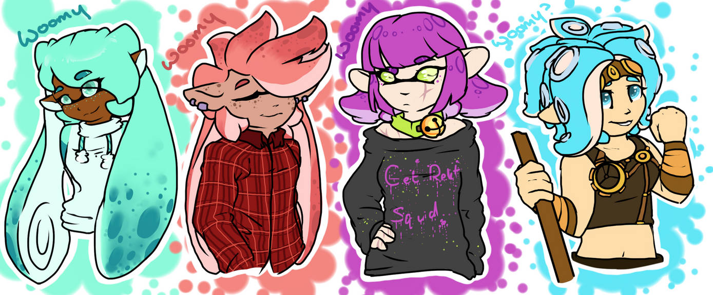 The Squid Squad +1 by DaichiDraws on DeviantArt