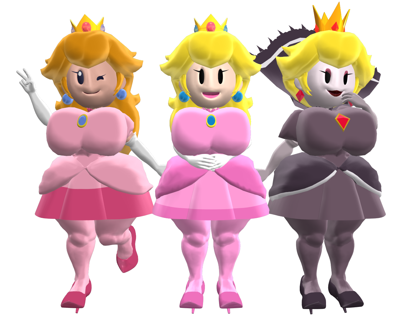 KM Paper Peach Pack (MMD/FBX Download) by 8bitdarkart on DeviantArt