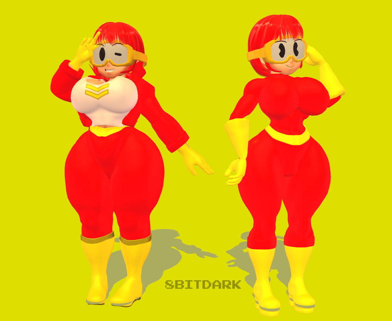 KM Pooka Girl (MMD/FBX Download) by 8bitdarkart on DeviantArt