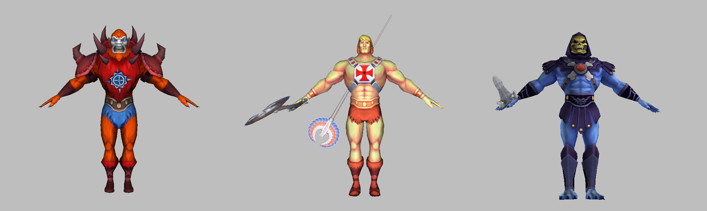 Masters of the Universe VR - Characters by KittyInHiding on DeviantArt