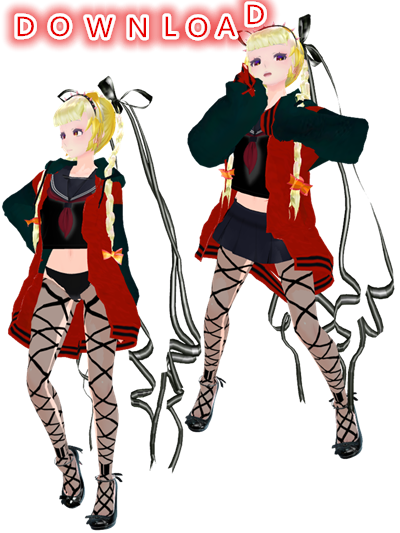 MMD model download: TDA Super girl lala by LiliLalam on DeviantArt