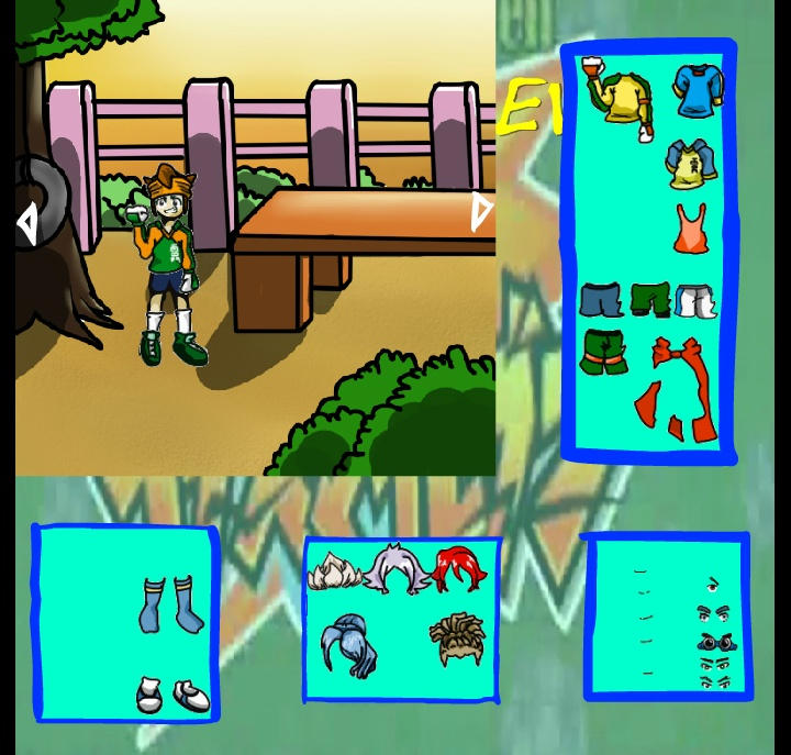 Inazuma Eleven dress-up game by ADreamyHead0 on DeviantArt
