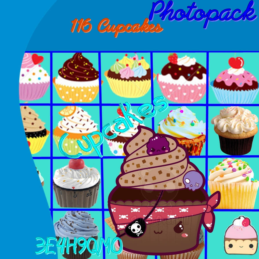 Photopack of 130 Cupcakes, 116 png by 3e4h9qm0 on DeviantArt