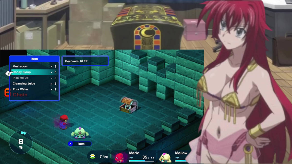 Belly Dancer Rias Plays Super Mario RPG - Ch 5 by Zensohen on DeviantArt