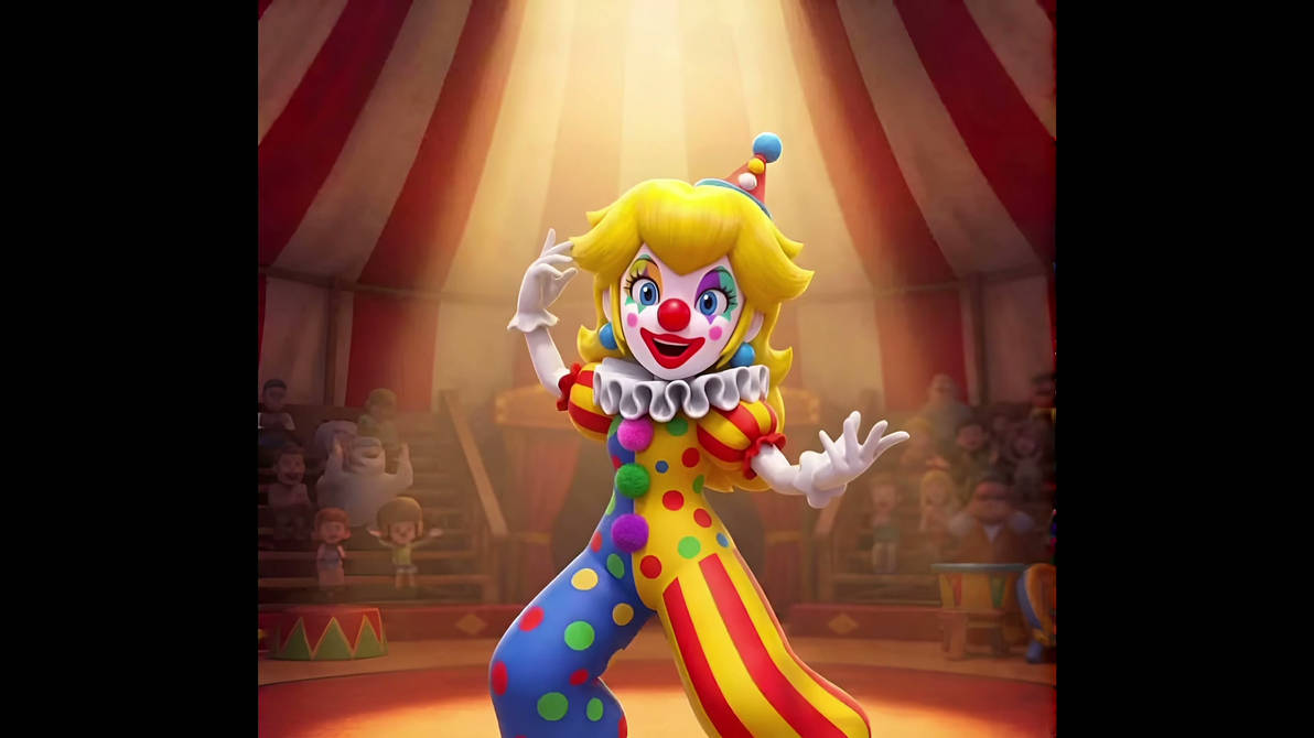 Clown Peach by Zensohen on DeviantArt
