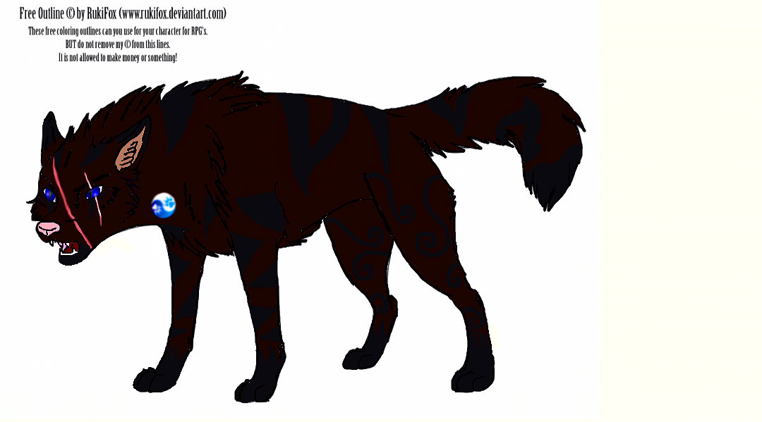 Moon angry wolf form by JayfeatherxxDovewing on DeviantArt