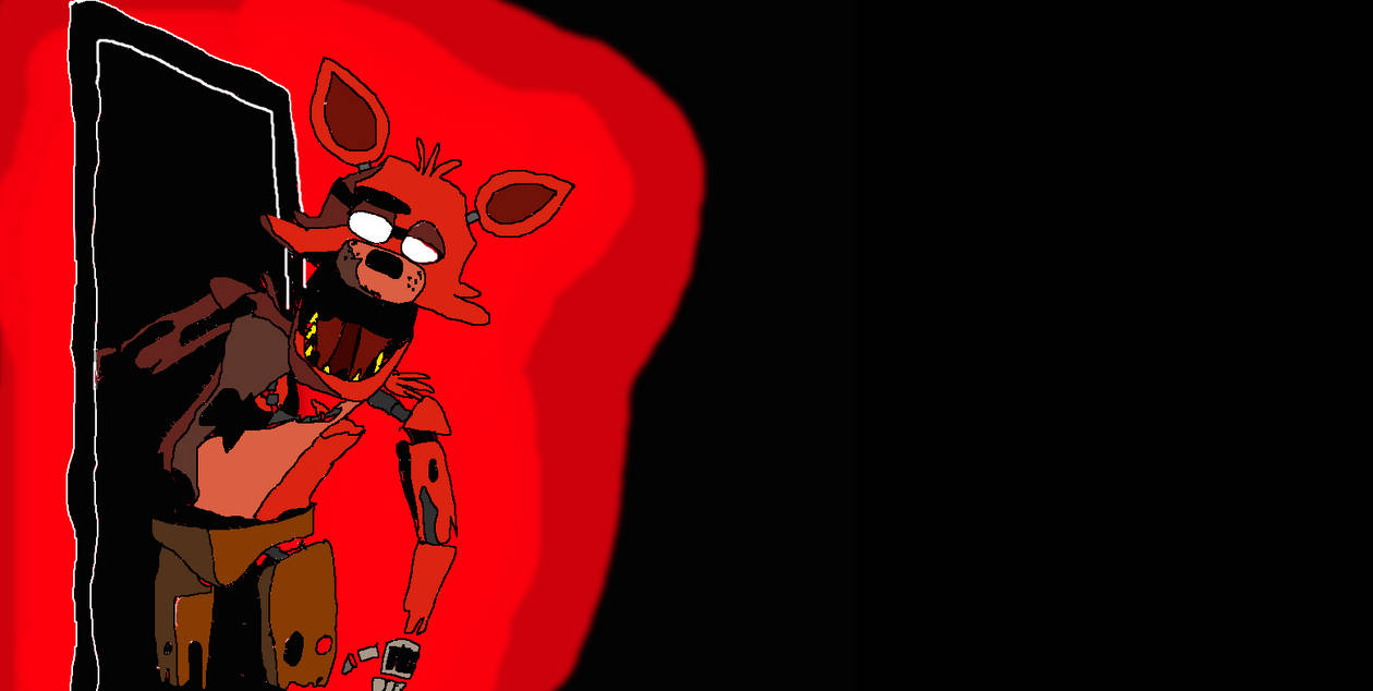 Foxy coming through your doors by MechaYoshi11 on DeviantArt