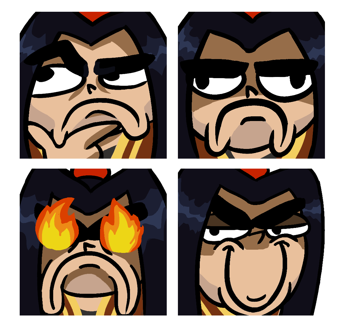 Zhin emotes by ChupaBaka on DeviantArt