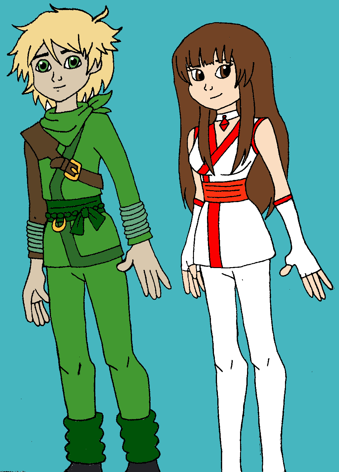Lloyd Garmadon and Konoka Konoe by KHWarrior on DeviantArt