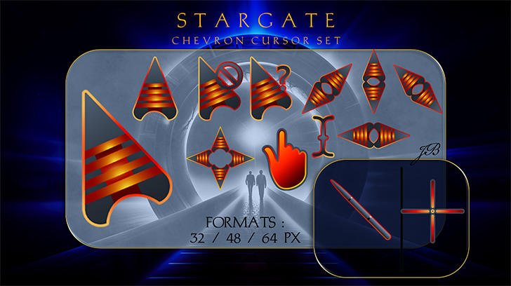Stargate Chevron Set by Oona1960 on DeviantArt