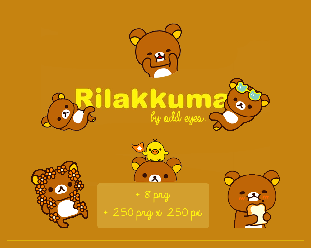 rilakkuma png pack by odd-eyxd on DeviantArt