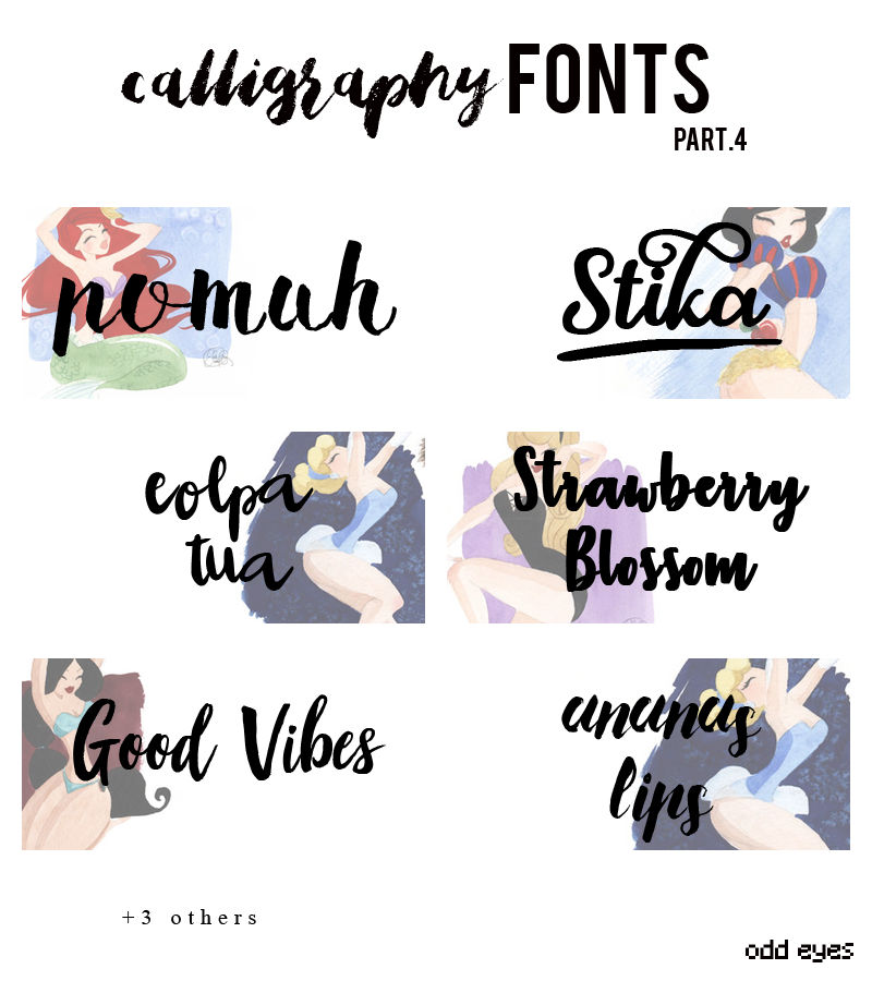 calligraphy fonts part 4 by odd-eyxd on DeviantArt