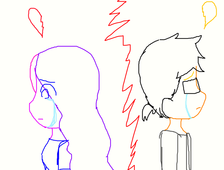 Break-up drawing by JCASEHSPPGZ on DeviantArt