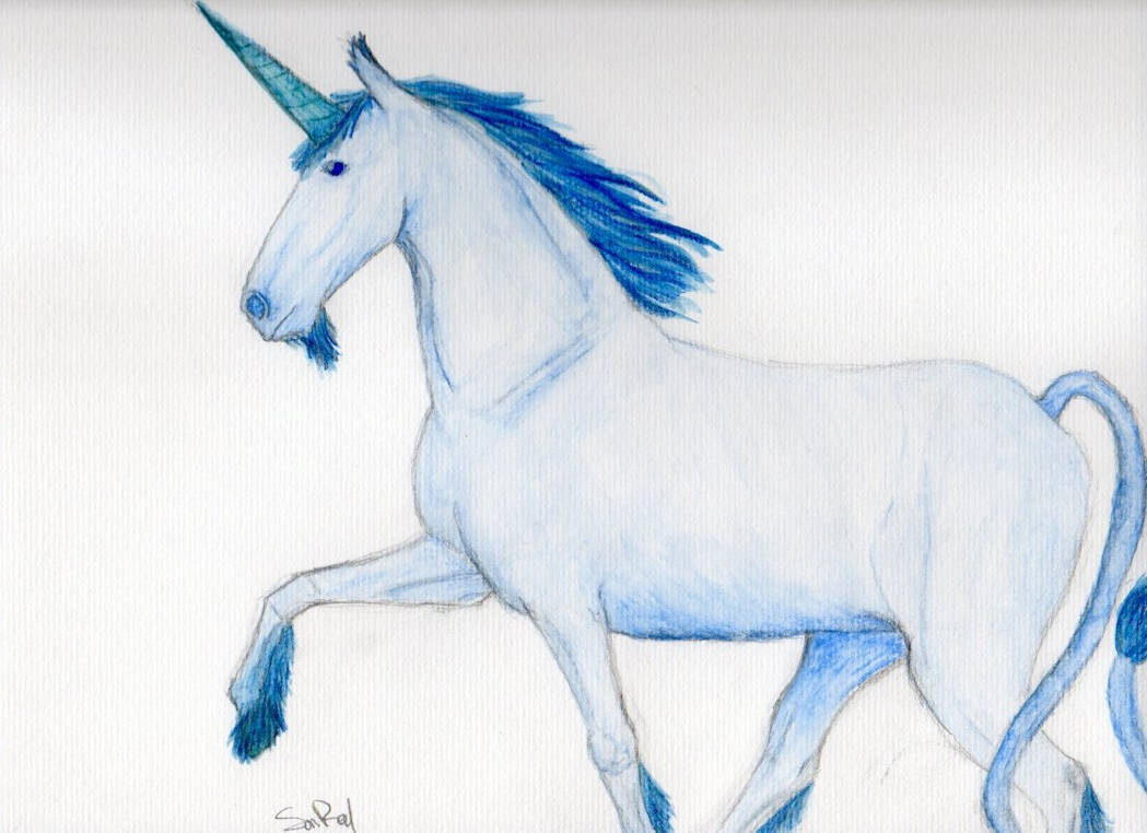 The Final Blue Unicorn by GrimGrimsWife on DeviantArt