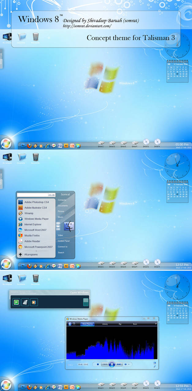 Windows 8 concept 'Talisman' by CypherVisor on DeviantArt