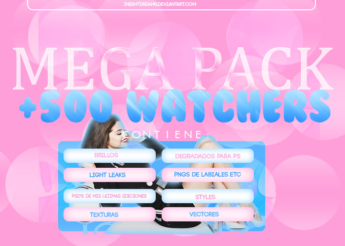 +//MEGA PACK: 500 WATCHERS//GRATIS//FREE by ibest-flxwers on DeviantArt