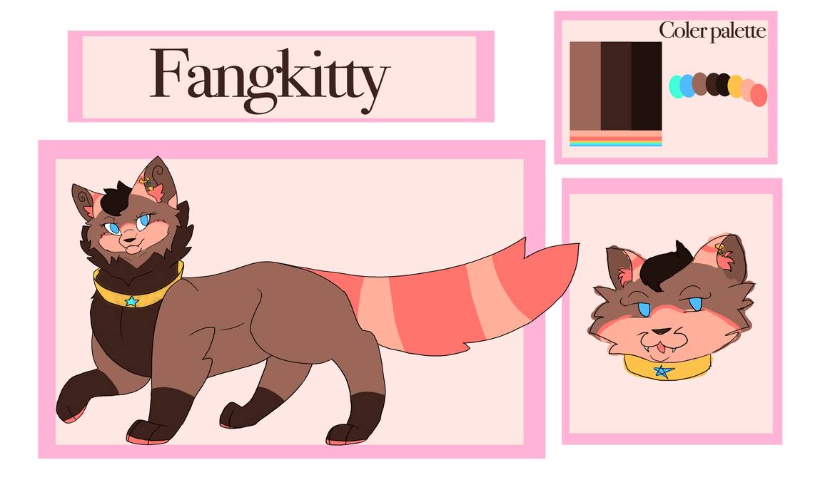 Fangkitty refsheet 2017 march by Doodle-Cat-606 on DeviantArt